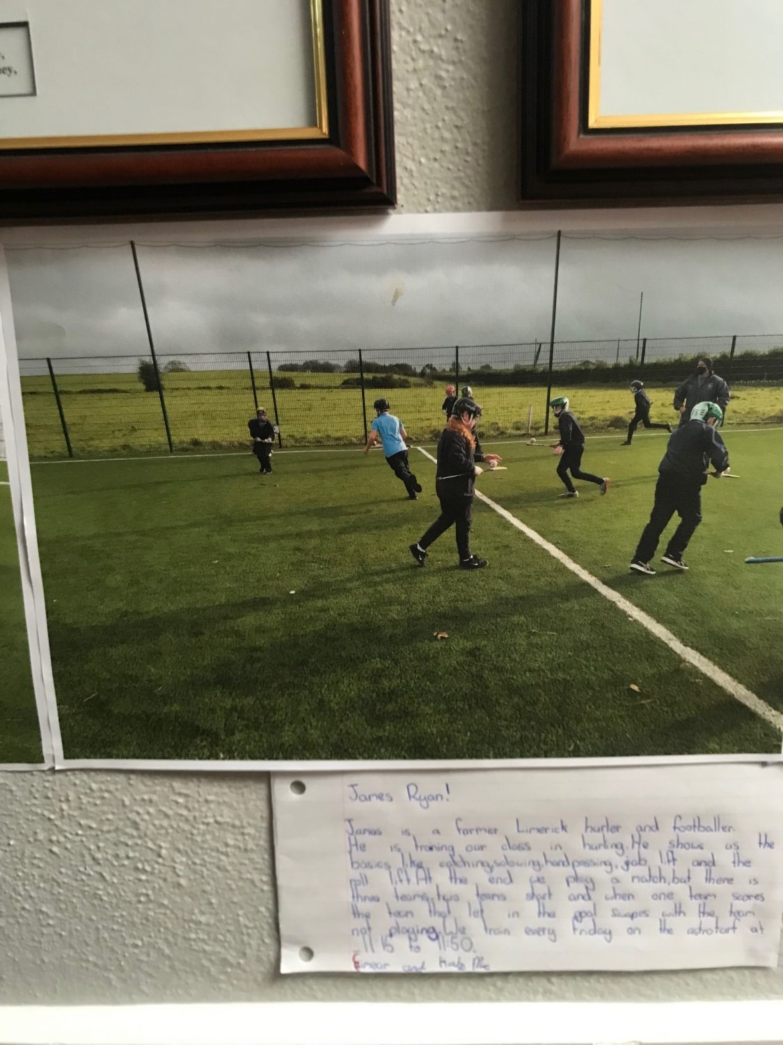 5th & 6th Work on Hurling Skills – Herbertstown National School