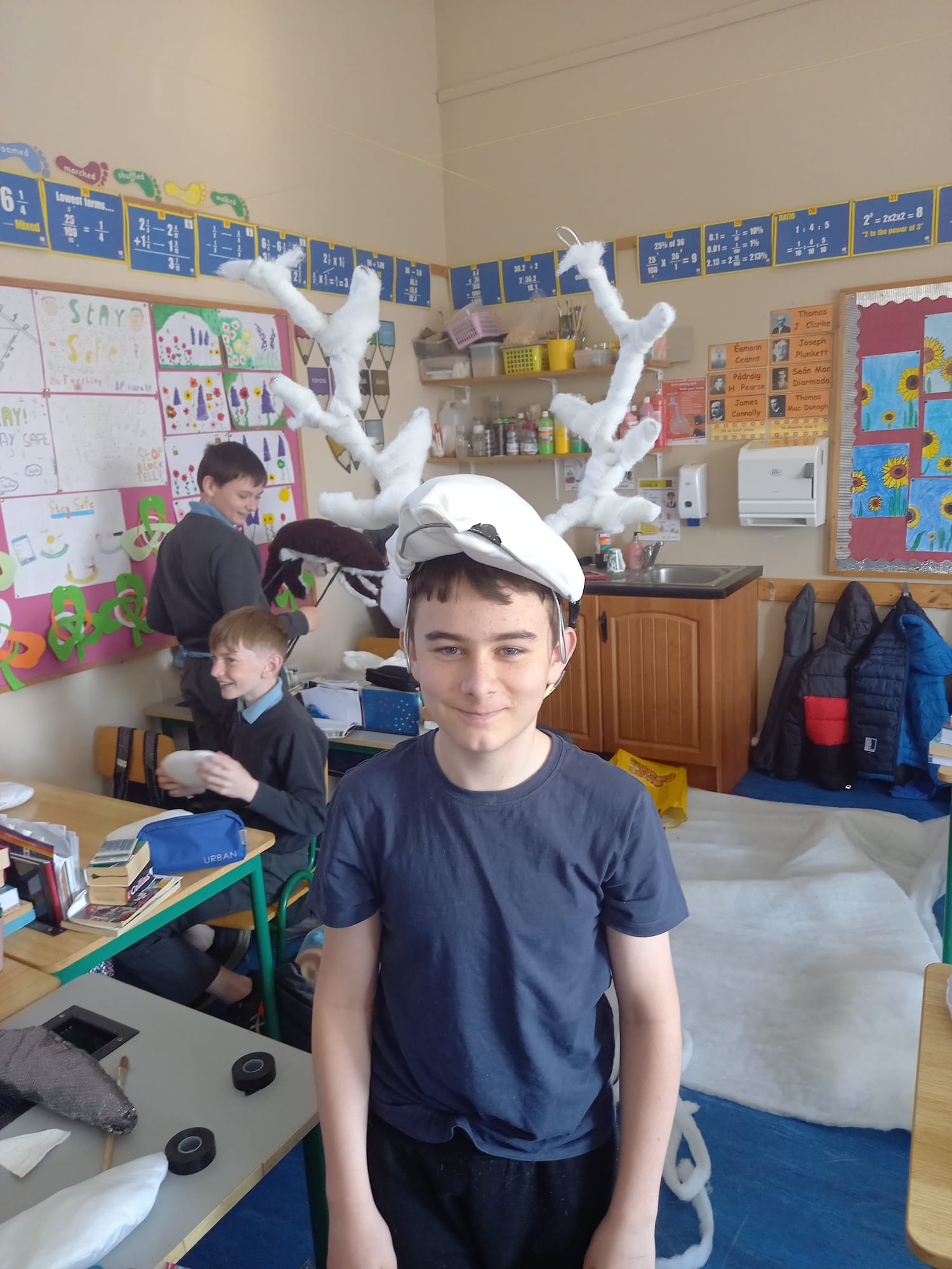 6th Class Continue Work with Des Dillon – Herbertstown National School